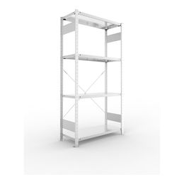 META Steckregal Grund verz. H2000xB1000xT400mm 4 B&ouml;den Trgf.150kg/p.Boden Feldl.900kg (20094952)