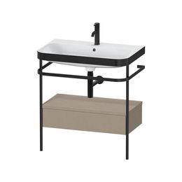 Duravit M&ouml;belwaschtisch-Kombi Happy D.2 Plus 77,5x49cm, 1 HL, lei, m Konso, 1 Lad (HP4742O7575)