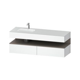 Duravit Einbauwaschtisch-M&ouml;bel-Set Qatego 160x50x60cm, Kon-WTU, B, B l, ba m/we ma (QA4795043180010)