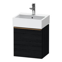 Duravit Waschtischunterschrank D-Neo 43,4x32,2x44cm, 1 T&uuml;r, An R, b geb/Ei sw (DE4217R04160000)