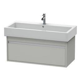 Duravit Waschtischunterschrank Ketho 95x44cm, betongr ma, 1 Ausz., wandh&auml;ngend (KT668800707)