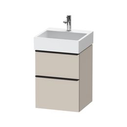 Duravit Waschtischunterschrank D-Neo 48,4x44,2cm, sw/Taup m, 1 Kast, 1 Ausz. (DE43700BD910000)