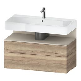 Duravit Waschtischunterschrank Qatego 99x47x59cm, T m/E ma, 1 Kast, m Nischenb (QA4395083550010)