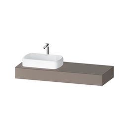 Duravit Konsole Qatego 140x55x17cm, ba ma, 1 Ausschn, Beck. li (QA4803043430000)