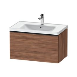 Duravit Waschtischunterschrank D-Neo 78,4x45,2cm, sw/Nuss Nat, 1 Ausz., wandh&auml;ngend (DE42550BD790000)