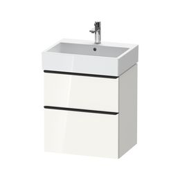 Duravit Waschtischunterschrank D-Neo 58,4x44,2cm, sw/w g, 1 Schubk., 1 Ausz. (DE43710BD220000)