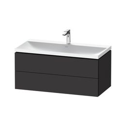 Duravit M&ouml;bel-Set L-Cube 100x48x48cm, m HL, graph matt, 2 Schub. (LC6952O80800000)
