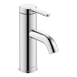 Duravit Waschtisch-Einhebelmischer S FreshStart + -Flow C.1 Ausl. 91mm, o. Zugst.Abl.Gar., chrom (C11013002010)
