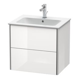 Duravit Waschtischunterschrank XSquare 61x47,8cm, we m, 2 Schubk., wandh&auml;ngend (XS417101818)