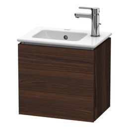Duravit Waschtischunterschrank L-Cube 42x29,4x40cm, wandh&auml;ngend, T&uuml;r li, Nussb geb. (LC6272L6969)