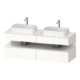 Duravit Waschtischunterschrank Qatego 160x55x60cm, w g, Pl, B beids., Nischenb (QA4779022220010)