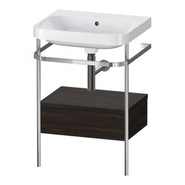Duravit M&ouml;belwaschtisch-Kombi Happy D.2 Plus 57,5x49cm, o HL, N geb, m Kons, 1 Lad (HP4840N6969)
