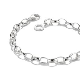 Charm-Armband Thomas Sabo "Classic Klein" Gr. 17, silber (silberfarben), Armb&auml;nder, Damen, 17, Silber 925 (recycelt), Charm-Armband