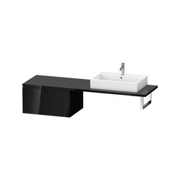 Duravit Unterschrank L-Cube 72x54,7cm, sw hgl, f&uuml;r Konsole, 1 Auszug (LC585404040)