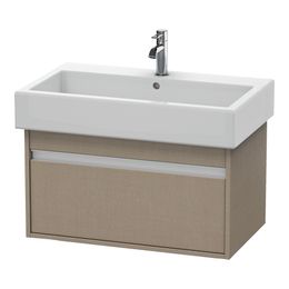 Duravit Waschtischunterschrank Ketho 75x44cm, leinen, 1 Auszug, wandh&auml;ngend (KT668707575)