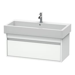 Duravit Waschtischunterschrank Ketho 95x44cm, we matt, 1 Auszug, wandh&auml;ngend (KT668801818)