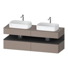Duravit Waschtischunterschrank Qatego 160x55x60cm, gra m/ba m, Pl, B beids. (QA4779049430000)