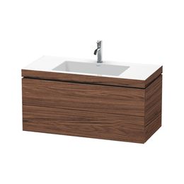 Duravit Waschtischunterschrank c-bonded L-Cube 100x48cm, 1 HL, N dkl., 2 Schub., wandh&auml;ngend (LC6928O2121)