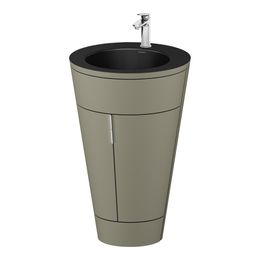 Duravit Waschtischunterschrank c-bonded Set Starck 1 56x86,4x60,5cm, st, G c, st-g s-matt (S19514O10920000)