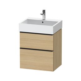 Duravit Waschtischunterschrank D-Neo 58,4x44,2cm, sw/Ei N, 1 Schubk., 1 Ausz. (DE43710BD300000)