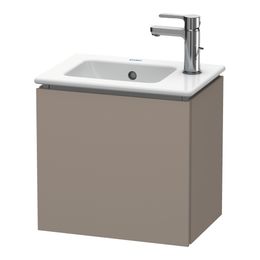 Duravit Waschtischunterschrank L-Cube 42x29,4x40cm, wandh&auml;ngend, T&uuml;r li, basalt matt (LC6272L4343)