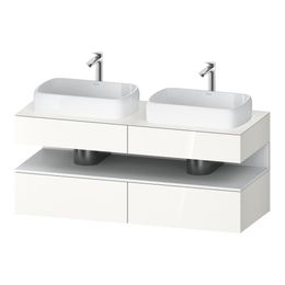 Duravit Waschtischunterschrank Qatego 140x55x60cm, w m/we g, Pl, Beck. beids. (QA4767018220000)