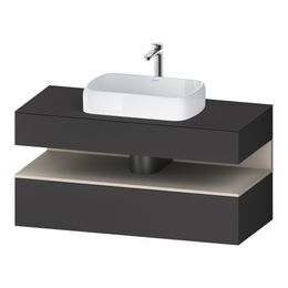 Duravit Waschtischunterschrank Qatego 120x55x60cm, T m/Gr m, Pl, 1 Schubkast. (QA4732083490000)
