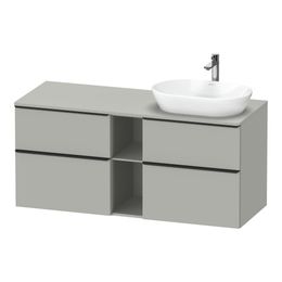 Duravit Waschtischunterschrank D-Neo 140x55cm, 2 SBK, 2 A, B R, sw/gr ma (DE4970RBD070000)