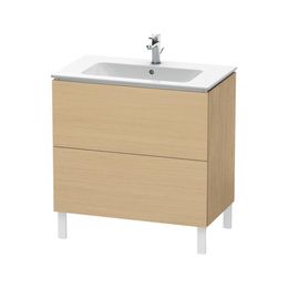 Duravit Waschtischunterschrank L-Cube 82x48,1cm, Ei natur, 2 Ausz&uuml;ge, stehend (LC662603030)