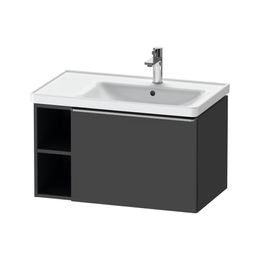 Duravit Waschtischunterschrank D-Neo 78,4x45,2cm, 1 A, B R, ES geb/Graphit ma (DE4257070490000)