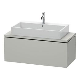 Duravit Waschtischunterschrank Compact L-Cube 102x47,7cm, betongr ma, f Kons, 1 Auszug (LC580400707)