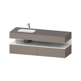 Duravit Einbauwaschtisch-M&ouml;bel-Set Qatego 160x50x60cm, Kon-WTU, B, B l, we hg/b ma (QA4795022430010)