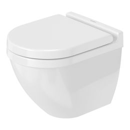 Duravit Wand-WC, Tiefsp&uuml;ler Starck 3 Compact 37x48,5cm, 4,5 l, riml, m vd Bef., we. (2520090000)