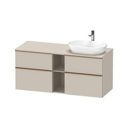 Duravit Waschtischunterschrank D-Neo 140x55cm, 2 SBK, 2 A, B R, b geb/Ta ma (DE4970R04910000)
