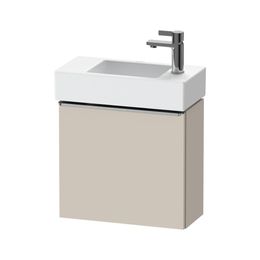 Duravit Waschtischunterschrank D-Neo 48,4x22,2x44cm, 1 T&uuml;r, An R, ES geb/Ta m (DE4219R70910000)