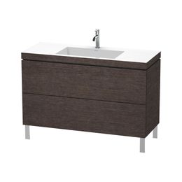 Duravit Waschtischunterschrank c-bonded L-Cube 120x48cm, 1 HL, E d geb., 2 Ausz., steh. (LC6939O7272)