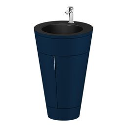 Duravit Waschtischunterschrank c-bonded Set Starck 1 56x86,4x60,5cm, st, Gr. chr, blau s-matt (S19514O10980000)