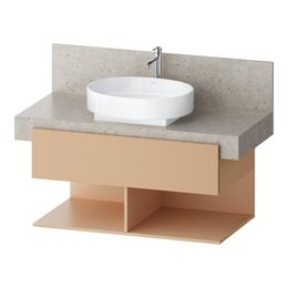 Duravit Waschtischunterschrank Balcoon 100x57x52,2cm, Ter str, 1 Kast, 2 off F&auml; (BA50440JHIH0000)