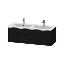 Duravit Waschtischunterschrank D-Neo 128x46,2x44cm, 1 A, wandh&auml;ngend, chr/Eiche sw (DE4265010160000)