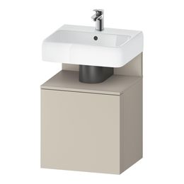 Duravit Waschtischunterschrank Qatego 49x42x64,5cm, 1 T, T. li, Tau m/tau matt (QA4077L91830000)