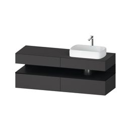 Duravit Waschtischunterschrank Qatego 160x55x60cm, E sw/gra m, Pl, B r, B (QA4778016490010)