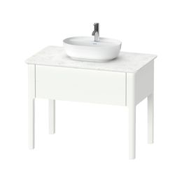Duravit Waschtischunterschrank Luv 93,8x57x74,3cm, 1 AZ, steh., we s-matt (LU956403636)