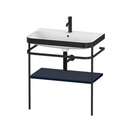 Duravit M&ouml;belwaschtisch-Kombi Happy D.2 Plus 77,5x49cm, 1 HL, blau s-matt, m Konsole (HP4737O9898)