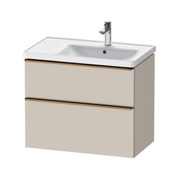 Duravit Waschtischunterschrank D-Neo 78,4x45,2cm, 1 Kast, B R, b geb/Taupe ma (DE4358004910000)