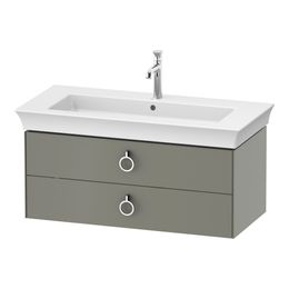 Duravit Waschtischunterschrank o. ES White Tulip 41x98,4x45,8cm, 2 SBK m G, st-g s-matt (WT4352092920010)