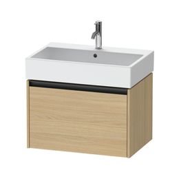 Duravit Waschtischunterschrank Ketho.2 68,4x46cm, Ei Nat, 1 Auszug, wandh&auml;ngend (K25076030300000)