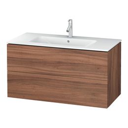 Duravit Waschtischunterschrank L-Cube 102x48,1cm, Nussb Nat, 2 Schub., wandh&auml;ngend (LC624207979)