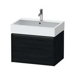Duravit Waschtischunterschrank Ketho.2 68,4x46cm, Ei sw, 1 Auszug, wandh&auml;ngend (K25076016160000)
