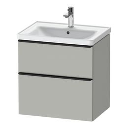 Duravit Waschtischunterschrank D-Neo 63,4x45,2cm, sw/gr m, 1 Schubk., 1 Ausz. (DE43540BD070000)