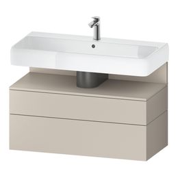Duravit Waschtischunterschrank Qatego 99x47x59cm, T m, 1 Kast, m Nischenb (QA4395091910010)